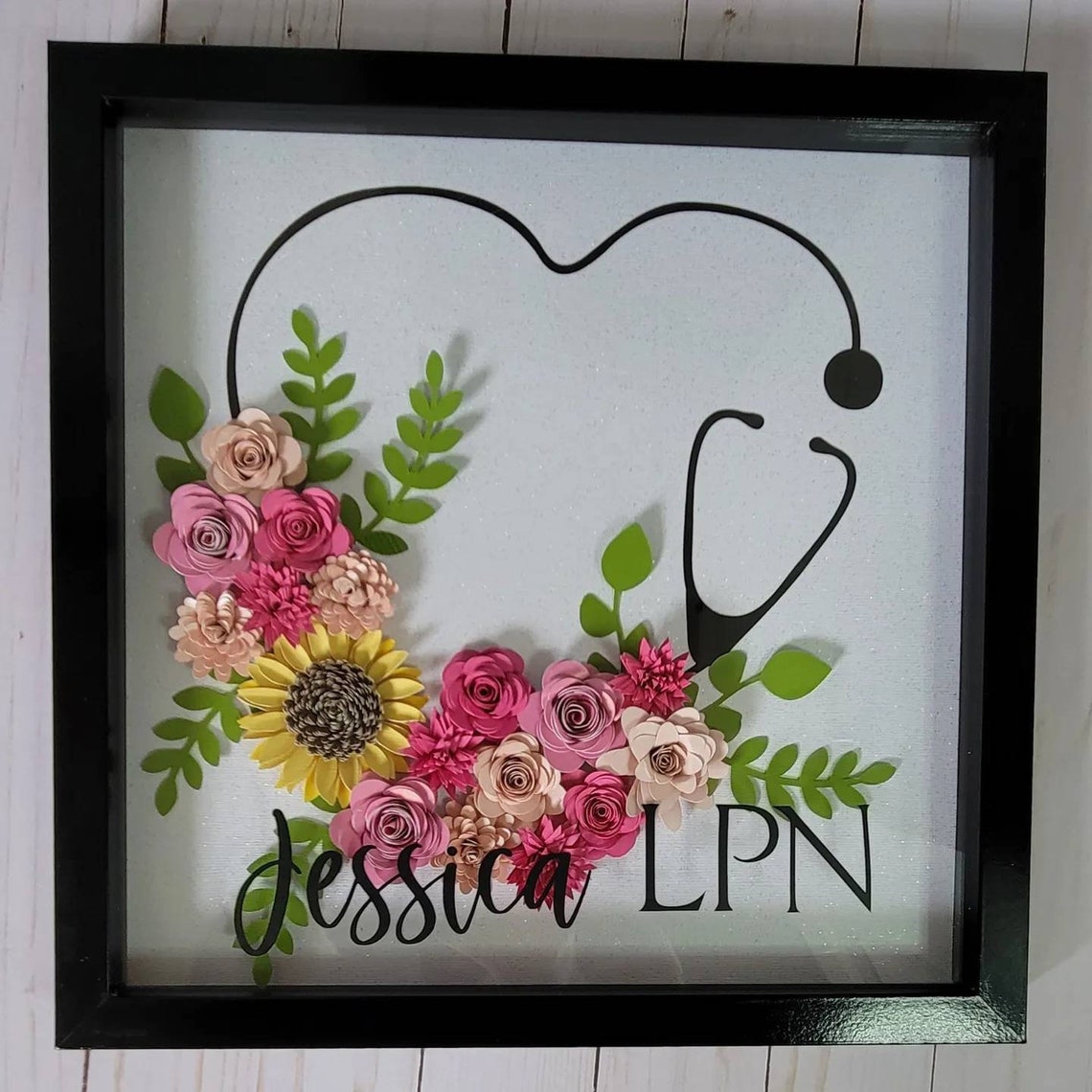 Stethescope Shadowbox for Healthcare Worker - Etsy