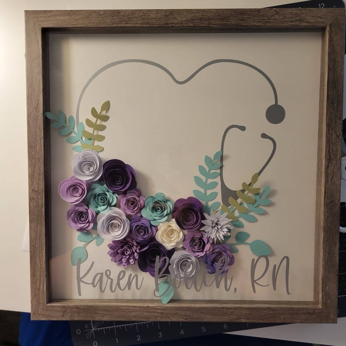 Stethescope Shadowbox for Healthcare Worker - Etsy