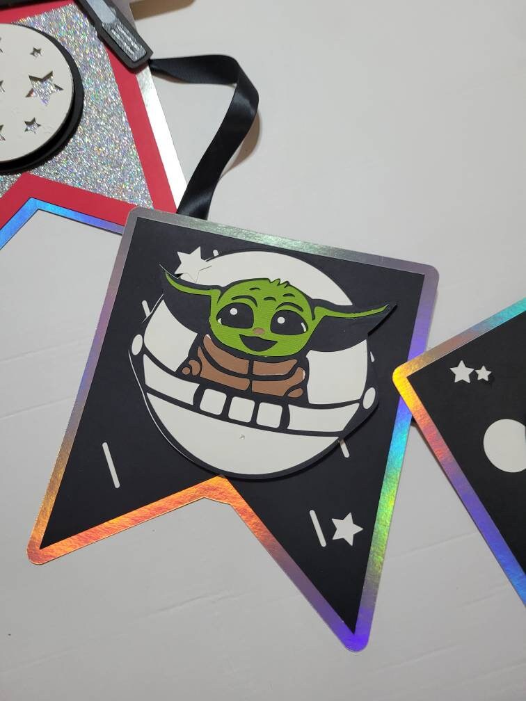 Star Wars Inspired Grogu Banner - Etsy