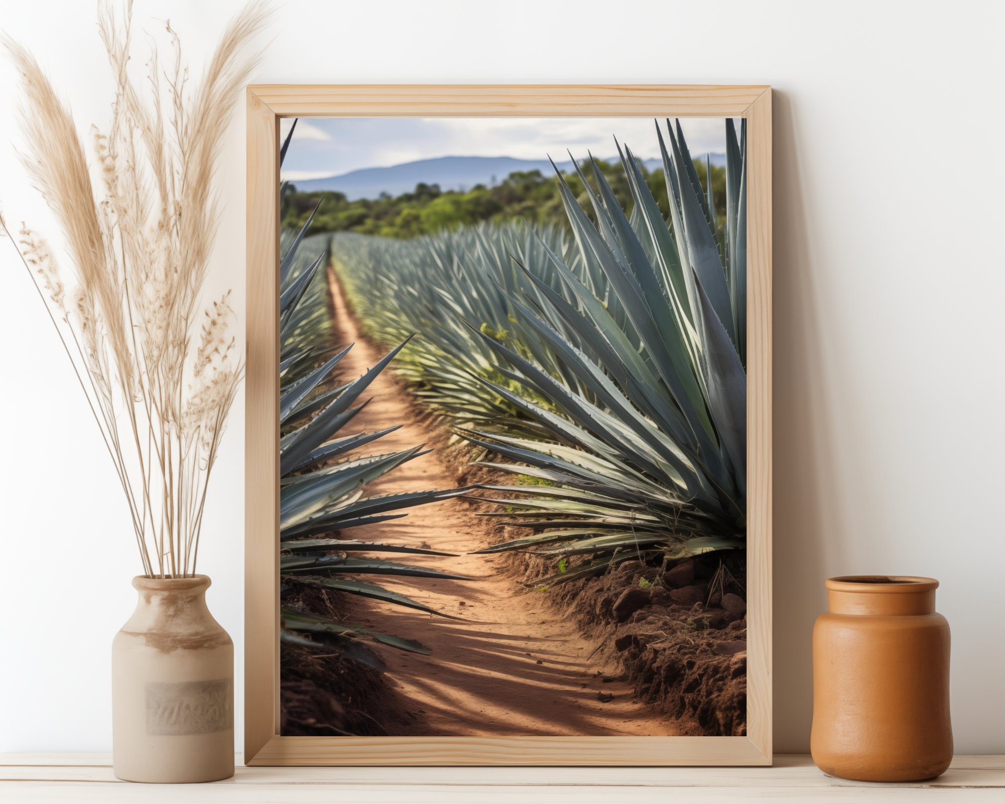 Agave Field Art Print - Instant Download - Etsy