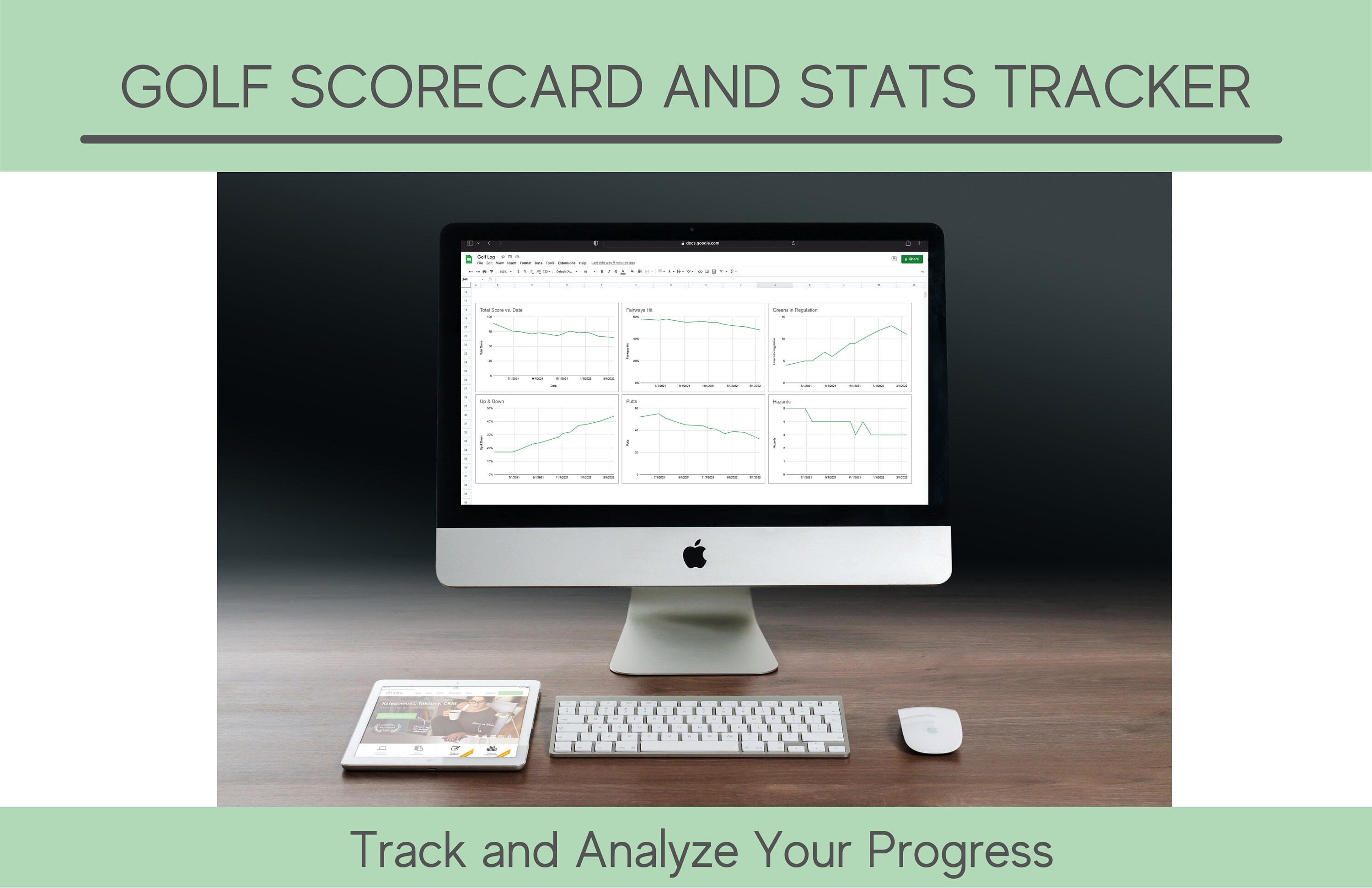 Golf Log Scorecard and Stats Tracker - Printable - Etsy