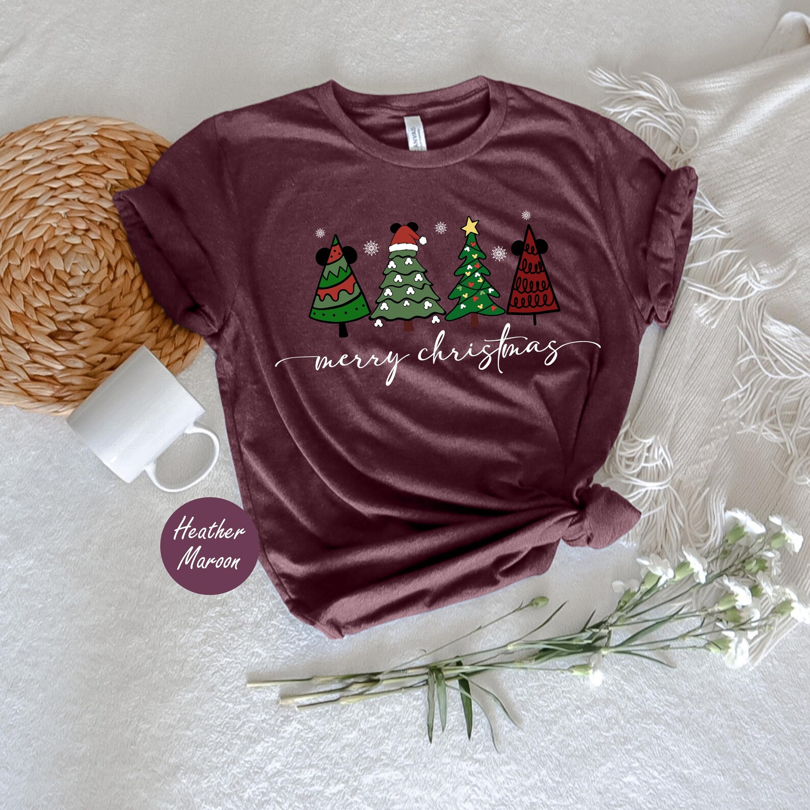 Christmas Tree Shirt, Christmas Women Shirt, Winter Shirt, Cozy ...
