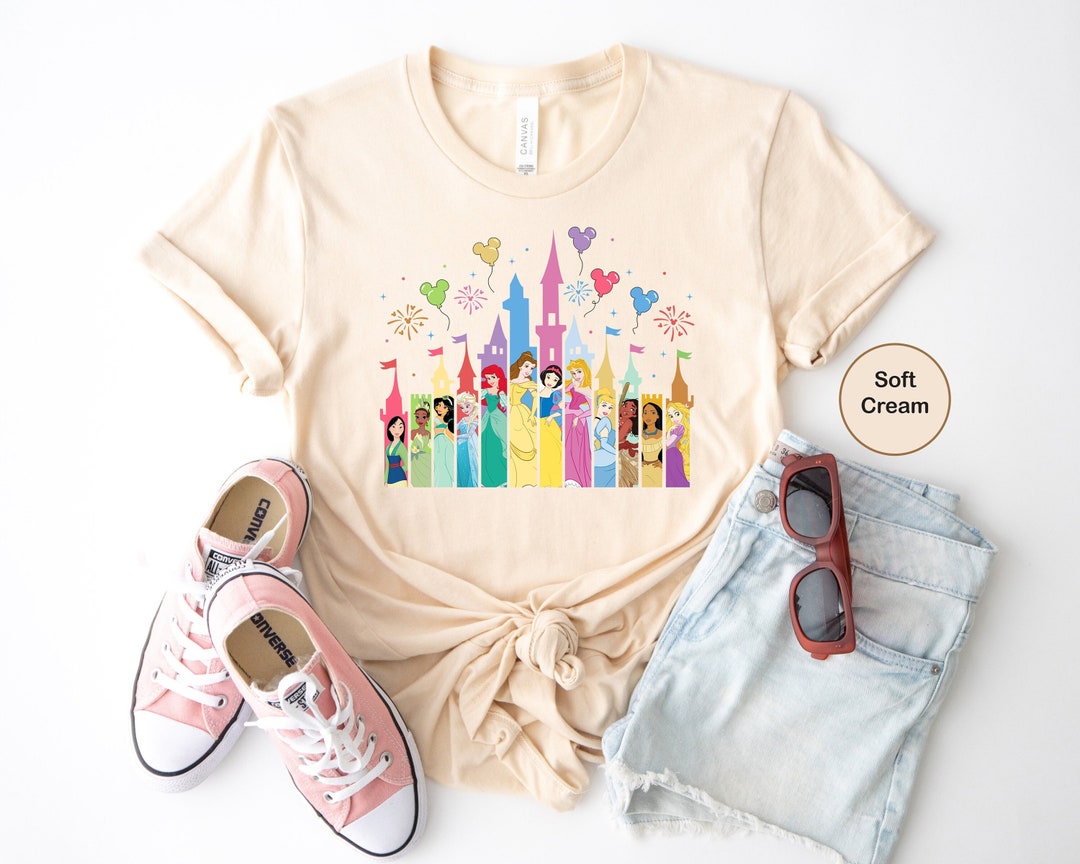 Disney Princess Castle Shirt, Disney Vacation Tee, Princess Shirt ...