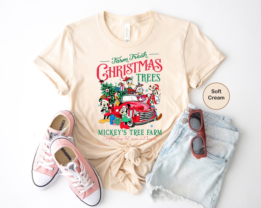 Mickey's Tree Farm Shirt, Disney Farm Fresh Shirt, Disney Christmas ...