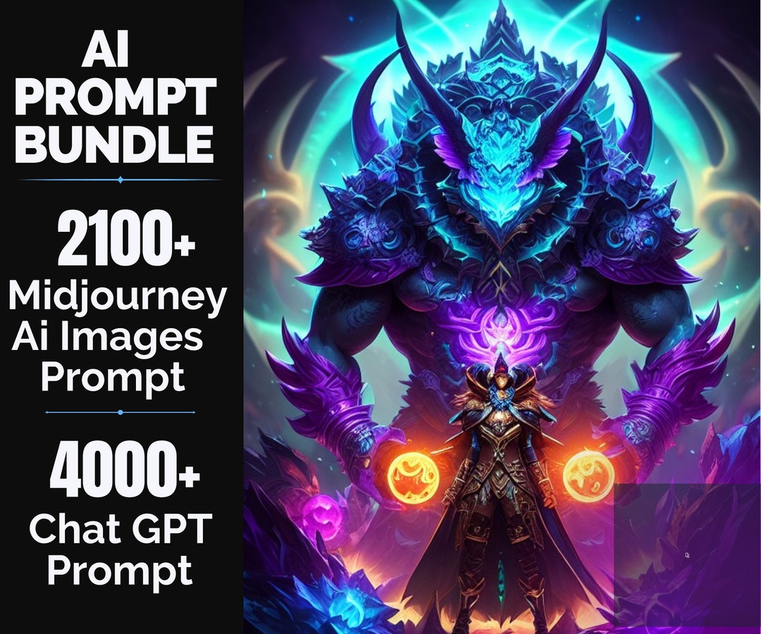 Midjourney 2100 and Chat Gpt 4000 AI Prompts Guide Bundle ,chat GPT Prompt Guide, AI Images ...