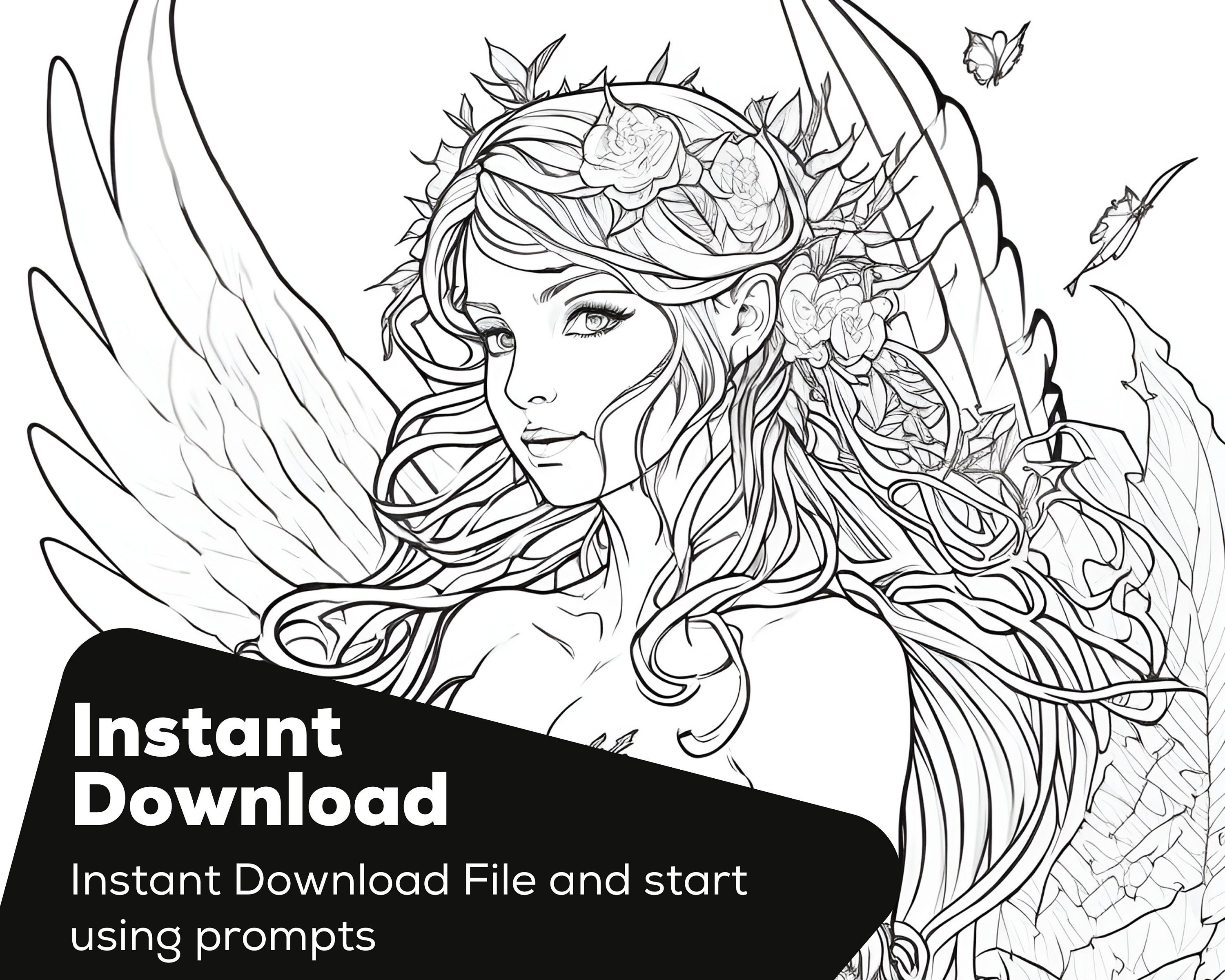 200 Midjourney Ai Coloring Pages Prompts, AI Prompt,leonardo.ai Prompts ...