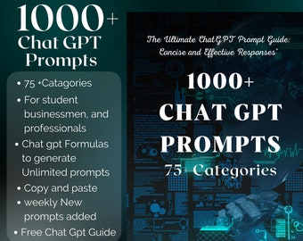 Chat Gpt Guide Book - Etsy