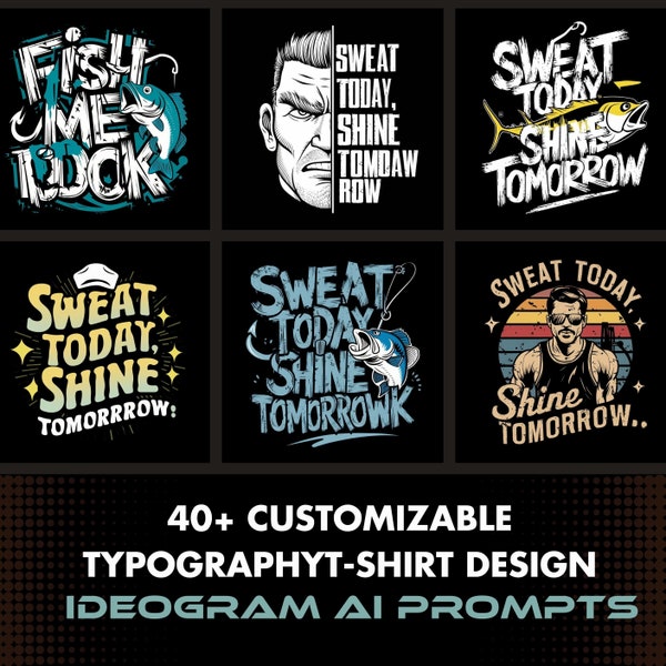 Typography T Shirt - Etsy