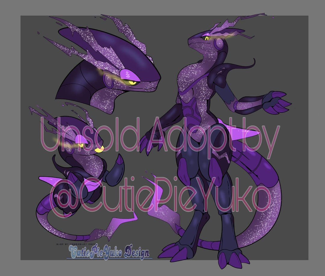 Pokemon Miraidon Male Fursona Adoptable - Etsy