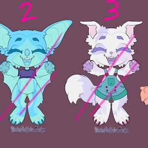 Cute Mini Fursona Adoptable Chibis - Etsy