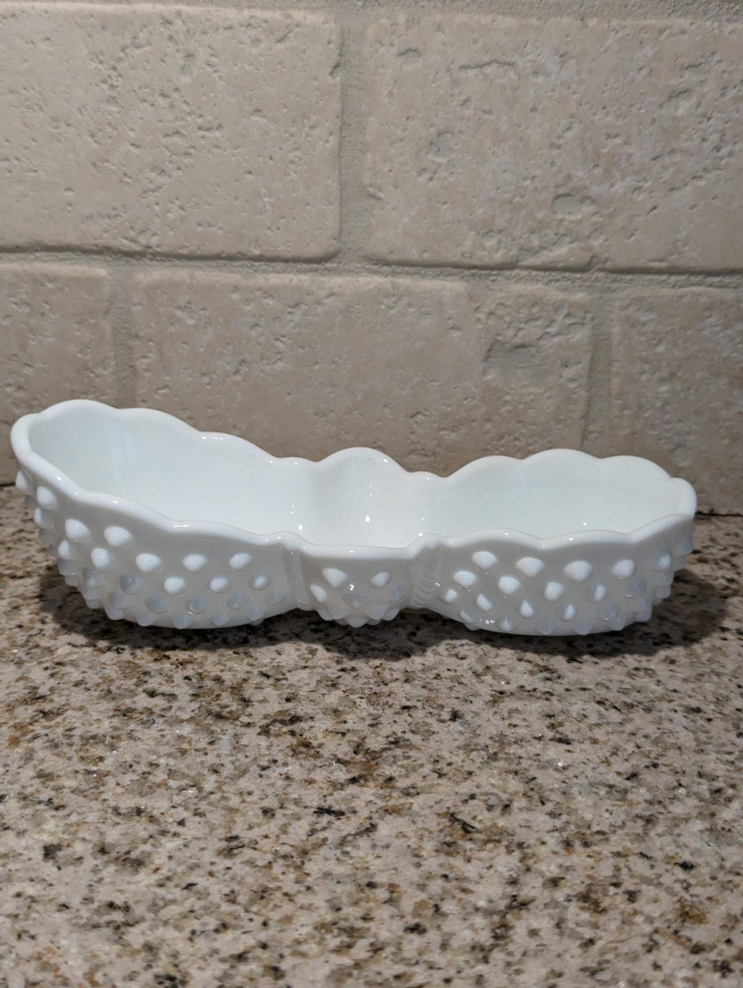 Rare Excellent Condition Vintage Spooner Spoon Holder Rest Dish White ...