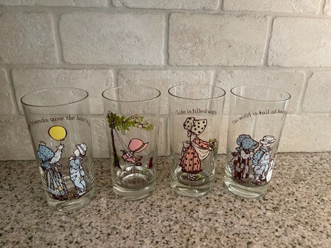 Set Of 4 Holly Hobby Hobbie Vintage 70s Retro American Greetings 1970