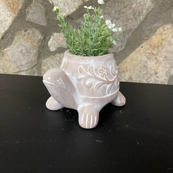 Turtle Planter - Etsy