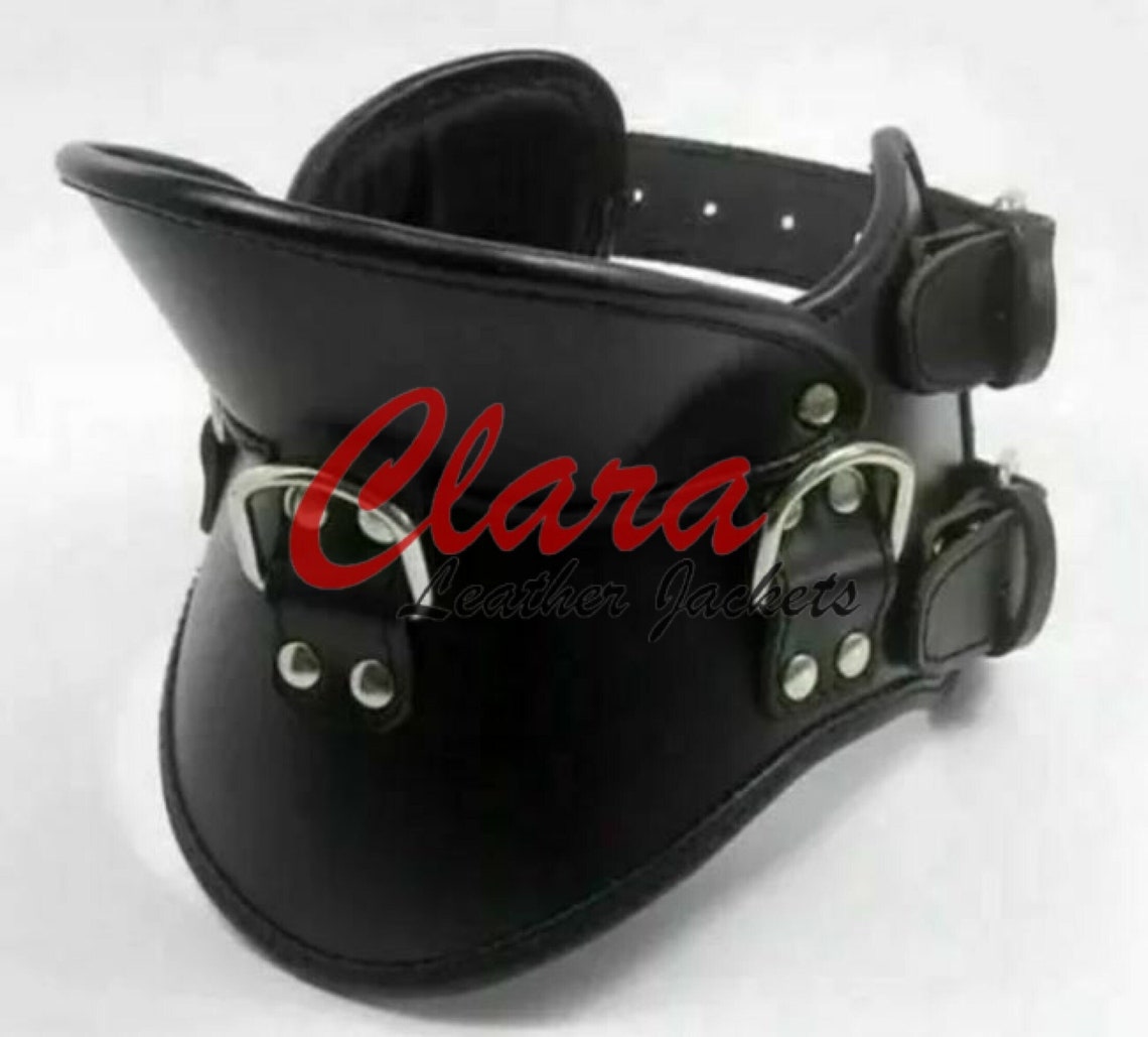 Genuine Leather Posture Neck Collar Posture Armour Neck Corset - Etsy ...
