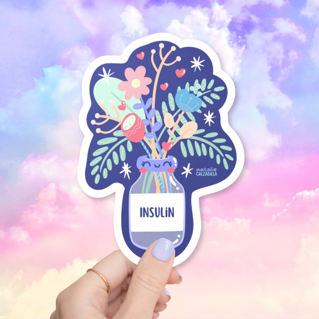 Insulin, Insulin Vile, Insulin Sticker, Insulin Flowers, Diabetes ...