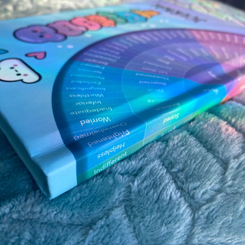 Feelings Wheel Journal / Emotions Wheel / Rainbow Feelings / - Etsy