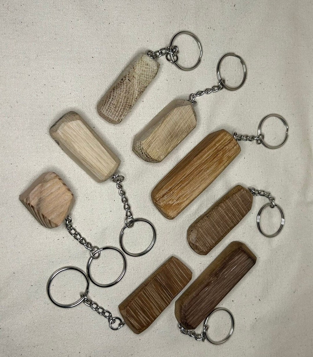 Wooden Keyrings - Etsy