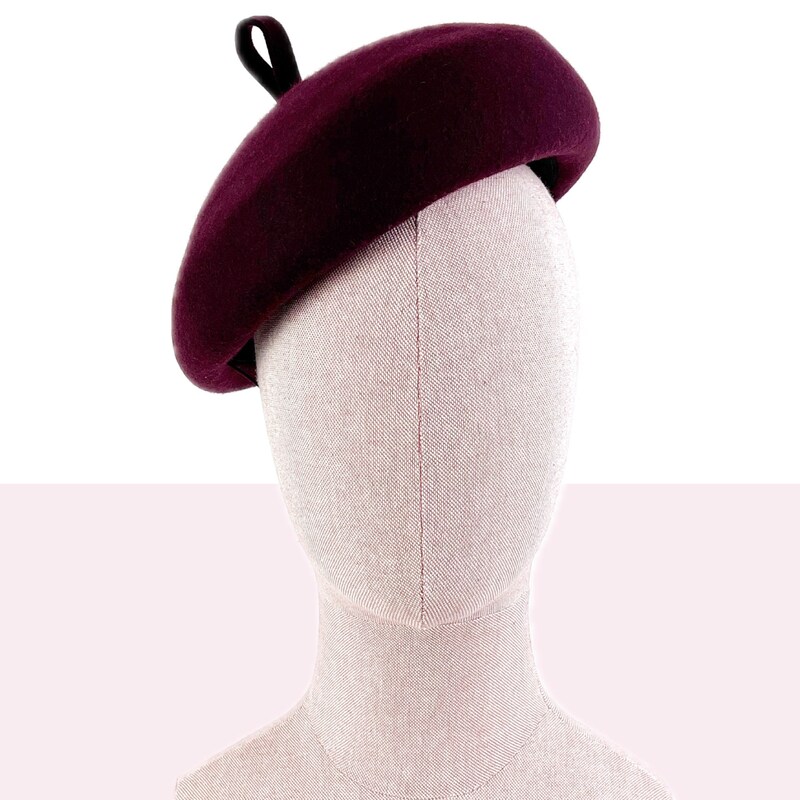 Felt Beret - Etsy