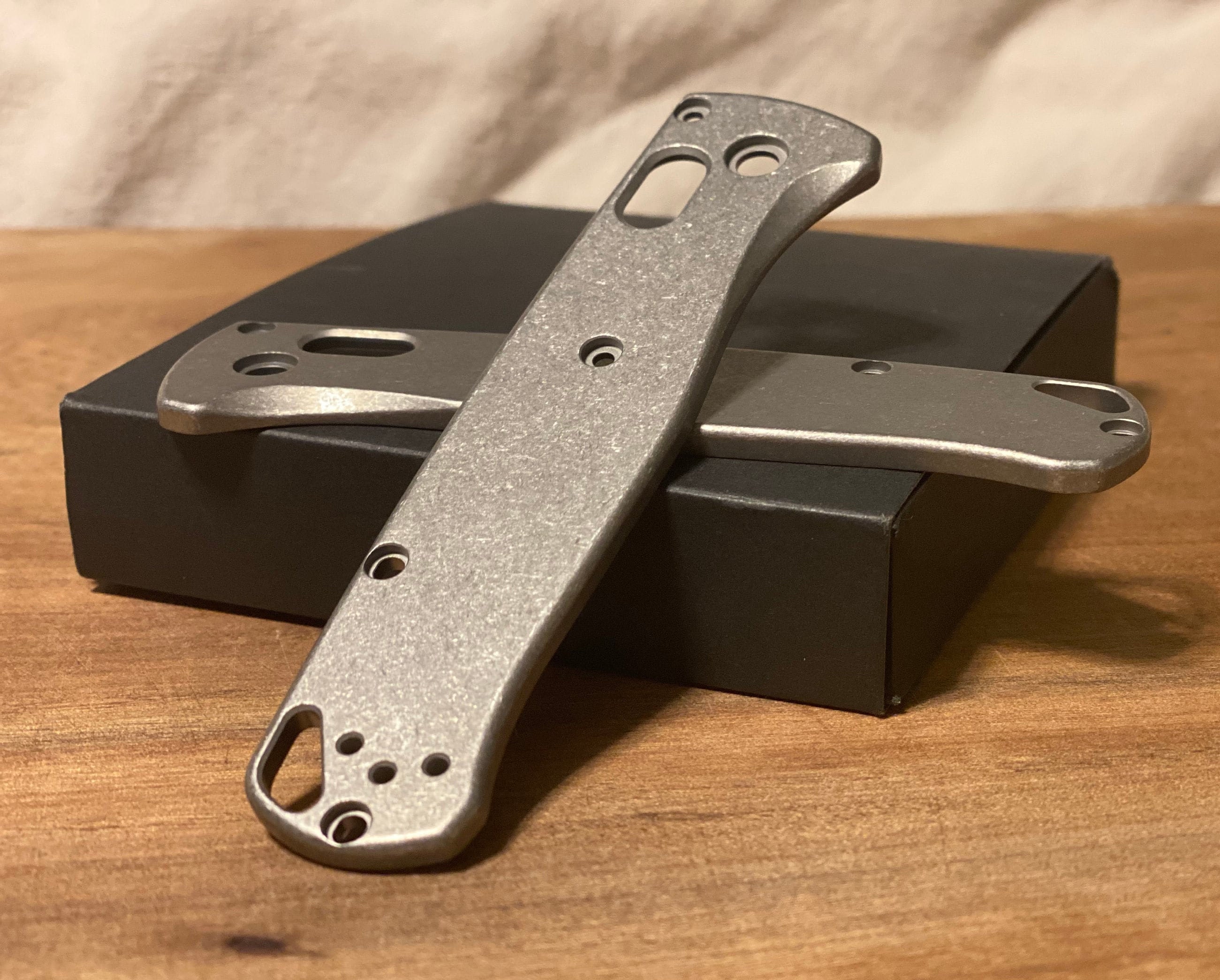 Benchmade Bugout Titanium Scales Stonewash Finish - Etsy