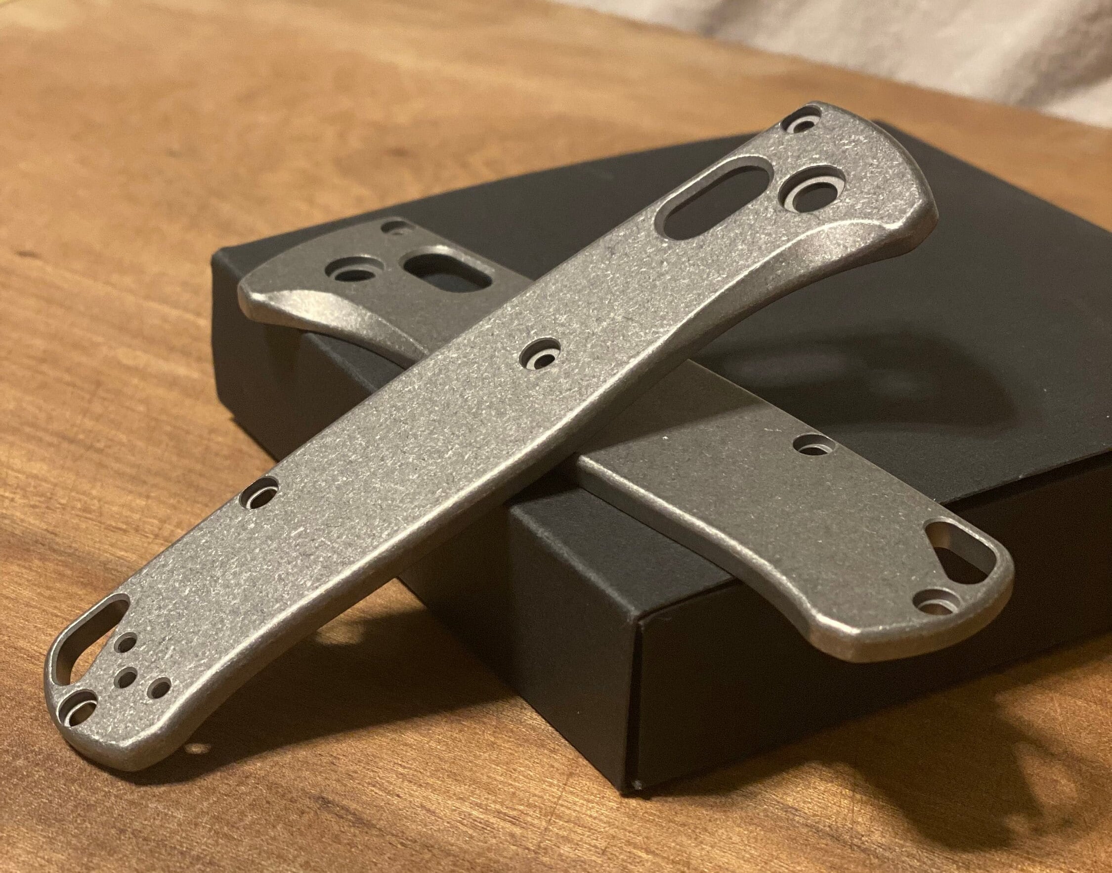 Benchmade Bugout Titanium Scales Stonewash Finish - Etsy