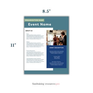One-pager for Event Sponsorships - Etsy