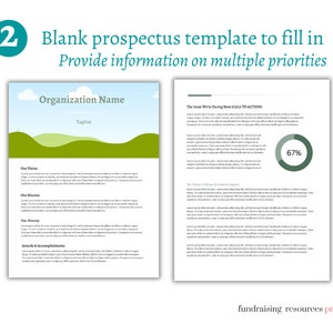Nonprofit Prospectus Template: A Strategy to Pitch Major Donors - Etsy