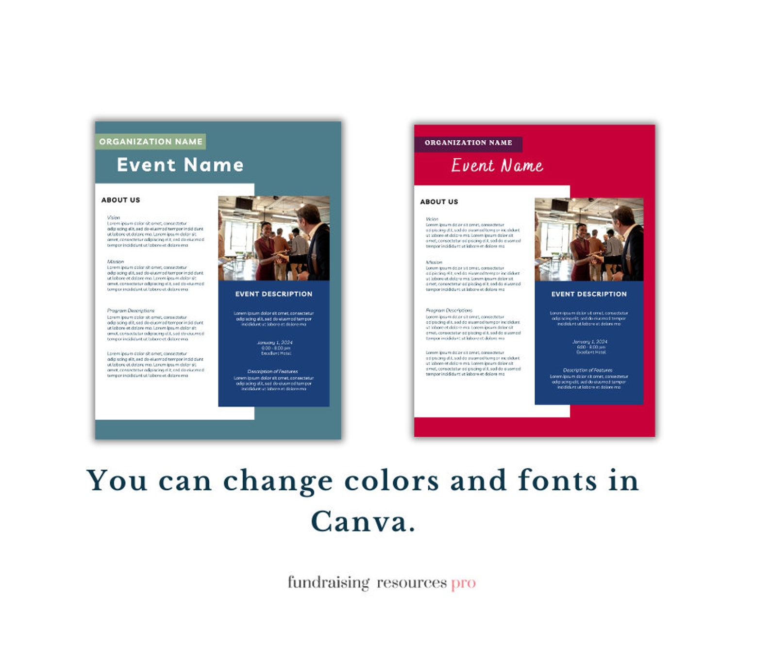 One-pager for Event Sponsorships - Etsy