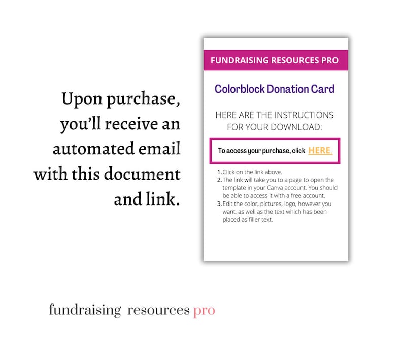 Colorful Donor Reply Card Template | Nonprofit Direct Mail Donation ...