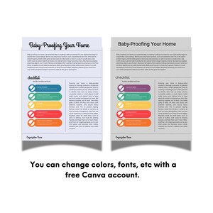 25 Nonprofit Fact Sheet Templates || Editable Canva Layouts (digital ...