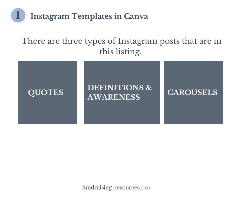 Instagram Content for Mental Health Nonprofits 55 Posts for Awareness ...