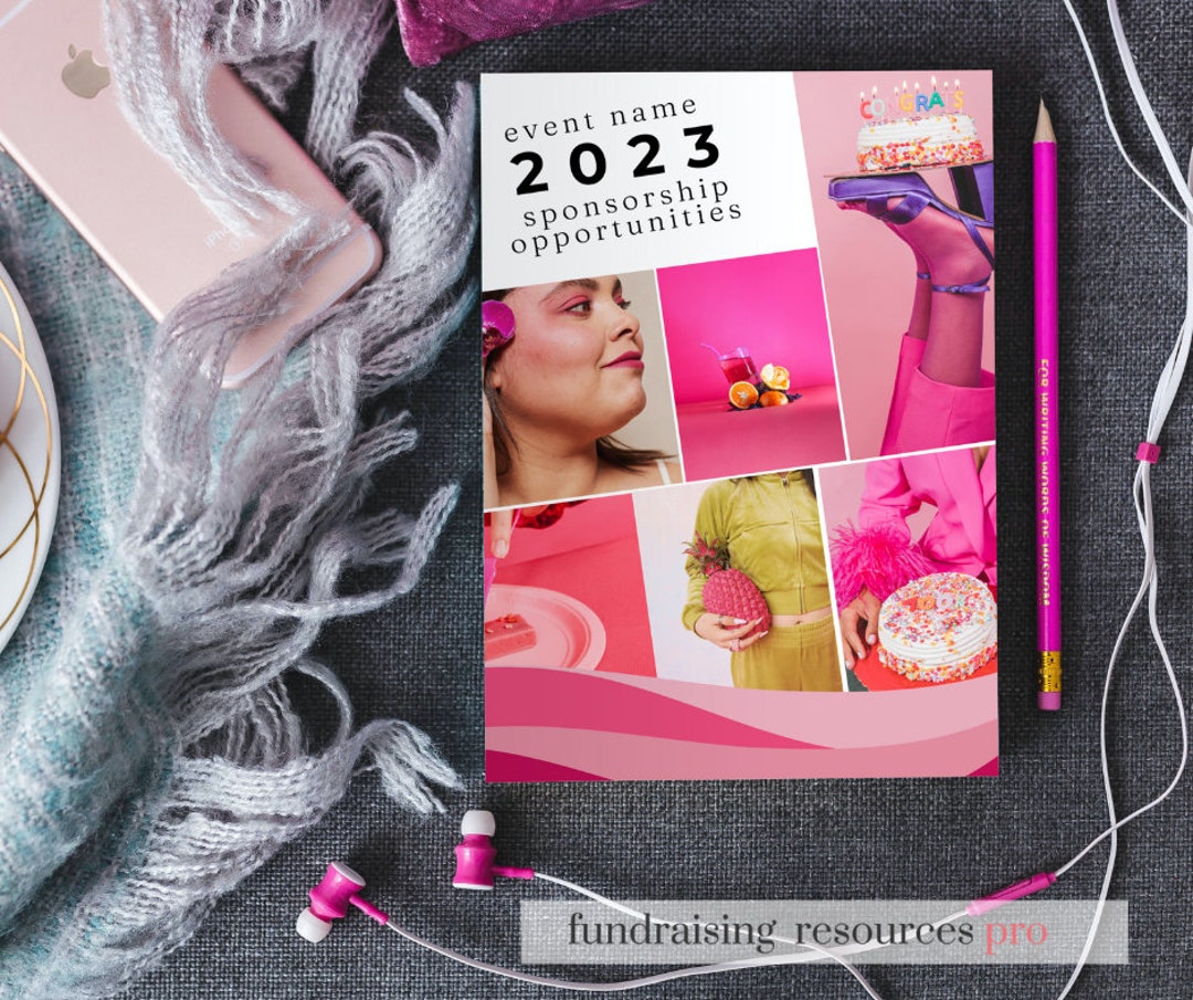 Editable Sponsorship Template for Fundraiser - Etsy