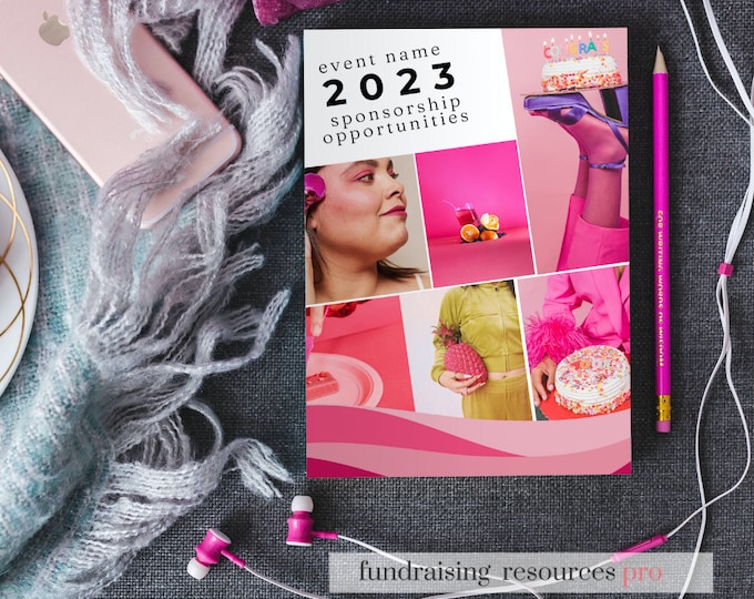 Editable Nonprofit Event Program Booklet Template || Template for ...
