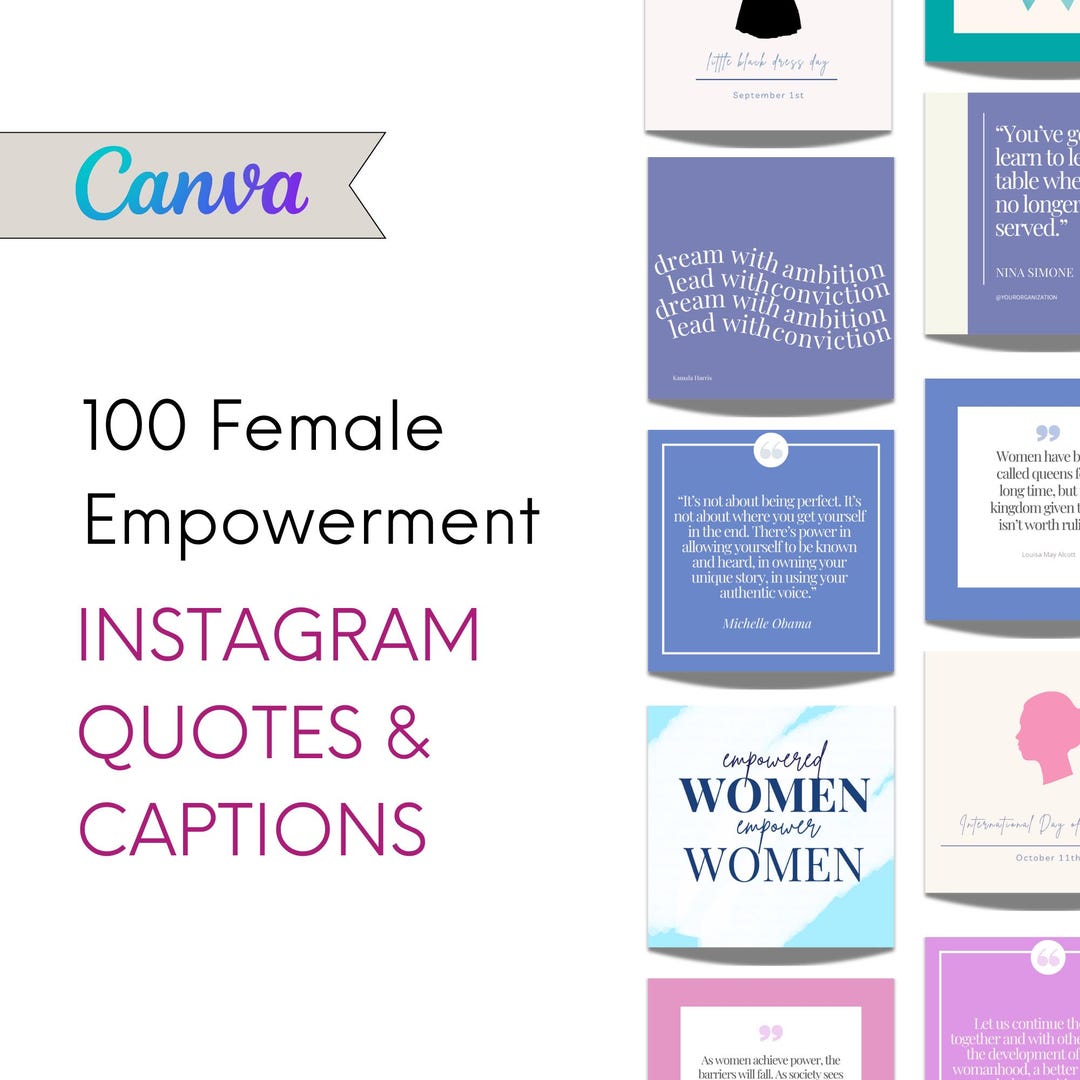Empower Women & Girls: 100 Nonprofit Instagram Templates Spark Change ...