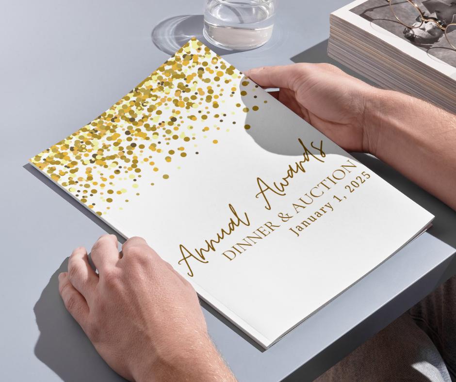 Editable Gala Nonprofit Event Program || Booklet Template || Template ...