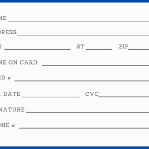 Nonprofit Donation Card Templates Three Simple Styles - Etsy