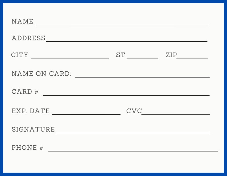 Nonprofit Donation Card Templates Three Simple Styles - Etsy