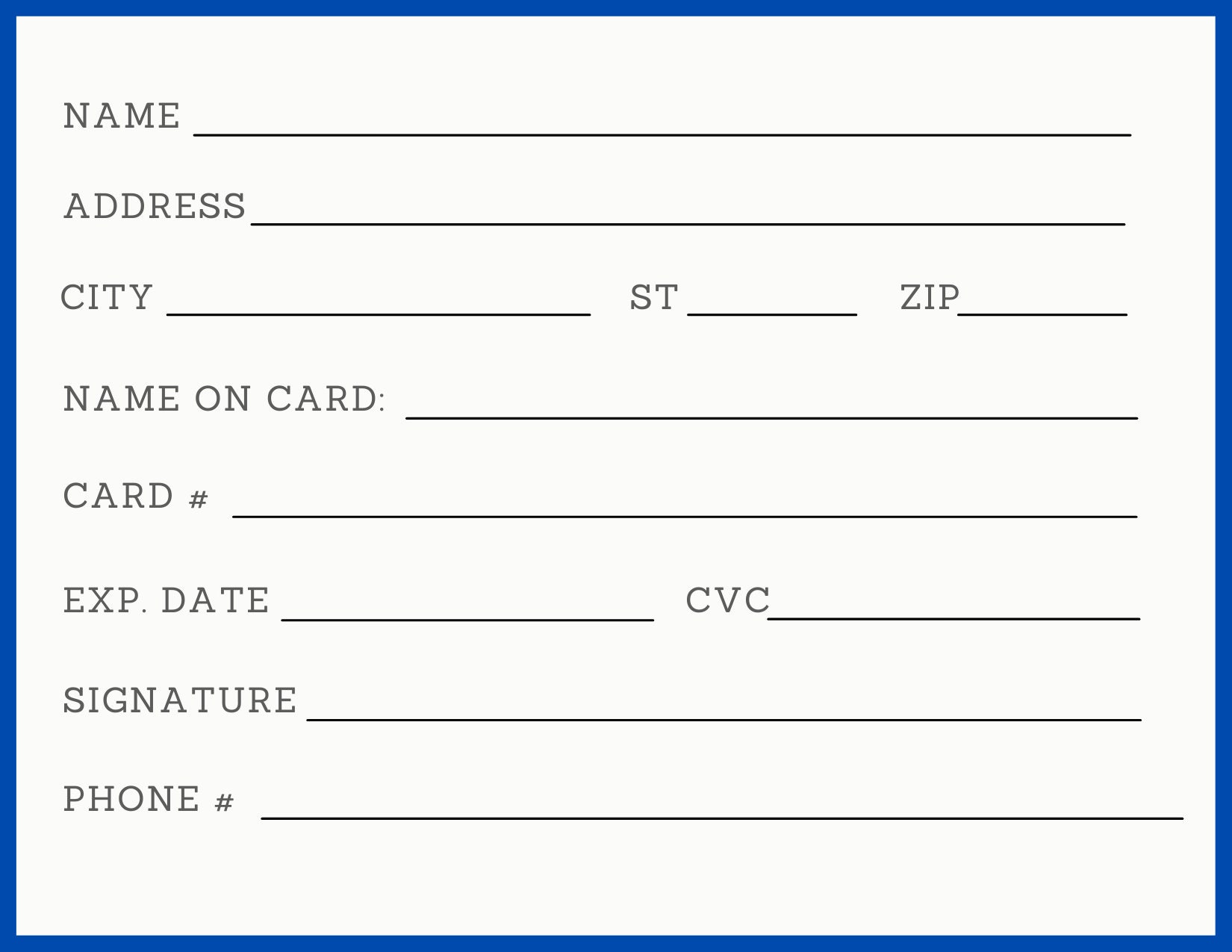 Nonprofit Donation Card Templates Three Simple Styles - Etsy