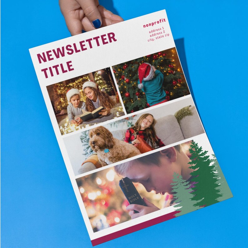 Nonprofit Quarterly Newsletter Templates - Etsy