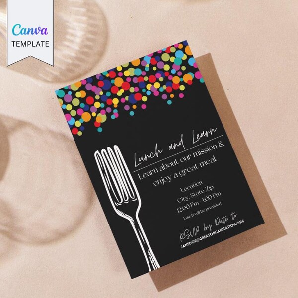 Lunch and Learn Flyer - Etsy