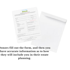 Planned Giving Form Template: Legacy Gift Intent (digital Download) - Etsy