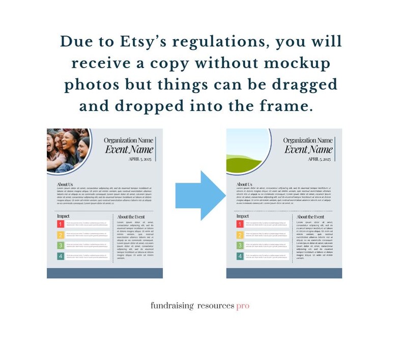 One-pager for Event Sponsorships || Light Blue Grey Version - Etsy ...