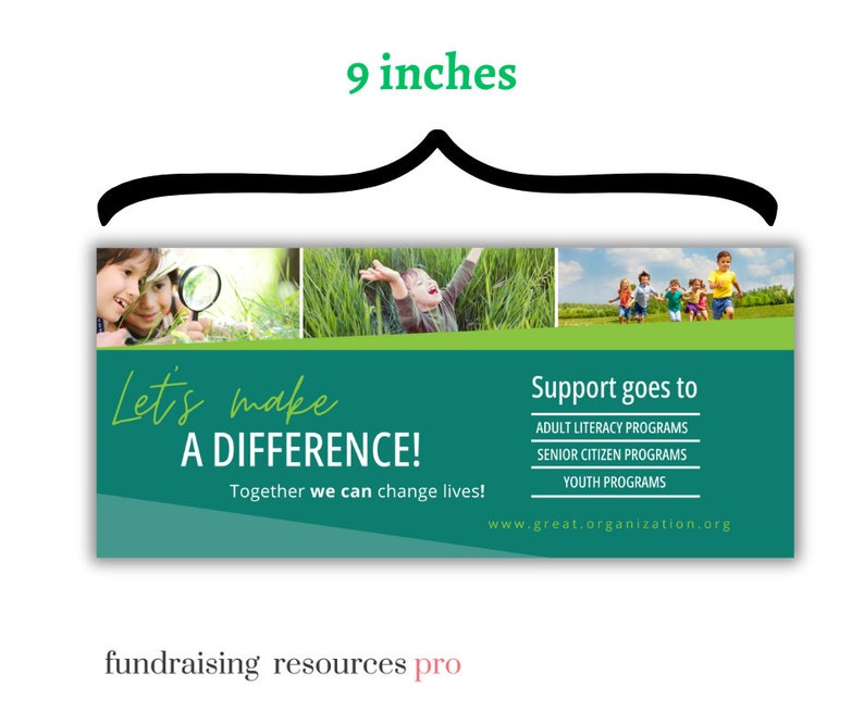 Colorful Donor Reply Card Template | Nonprofit Direct Mail Donation ...