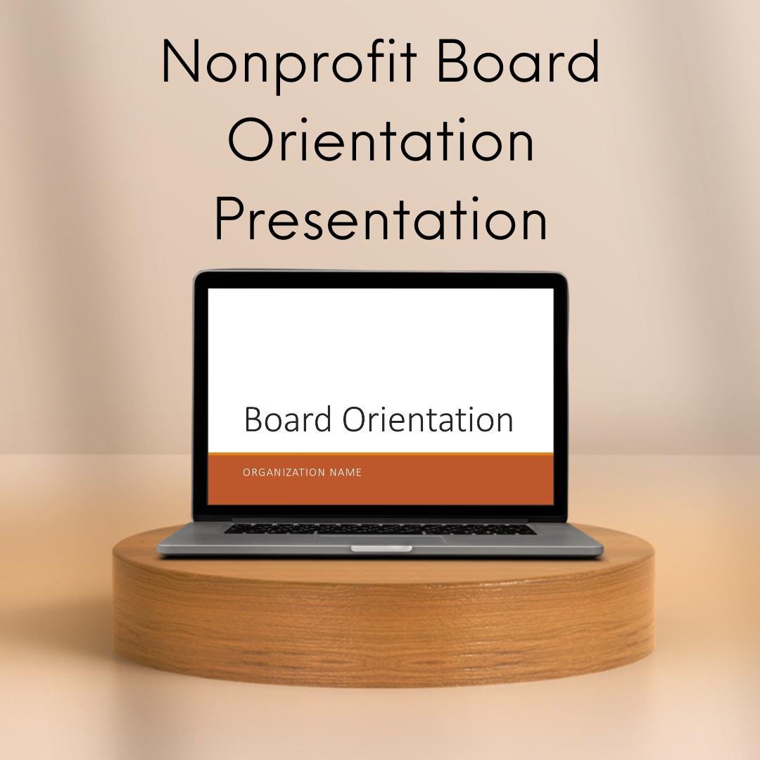 Board Onboarding Powerpoint - Set the Stage for Effective Governance - Etsy