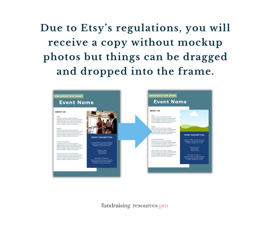 One-pager for Event Sponsorships - Etsy