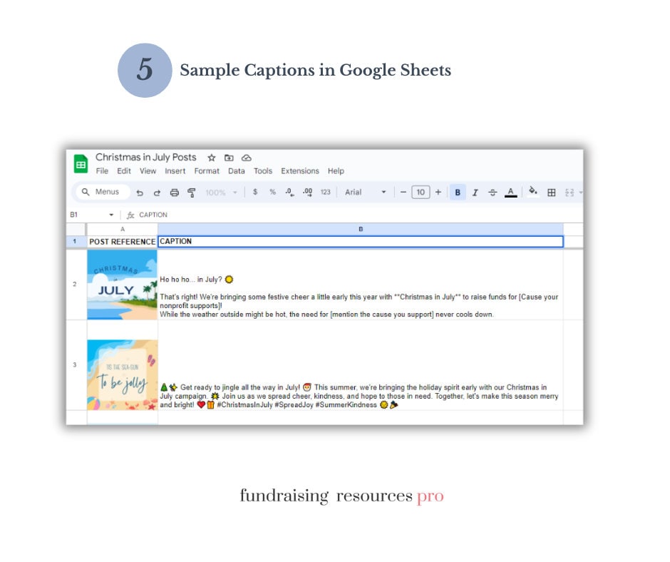 Christmas in July Solicitation Package for Nonprofits - Etsy