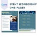 One-pager for Event Sponsorships - Etsy