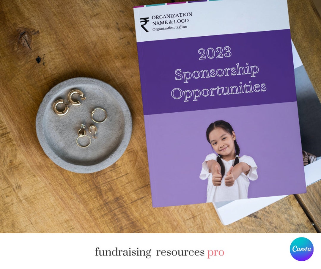 Customizable Colorful Sponsorship Packet: Elevate Your Nonprofit Event ...