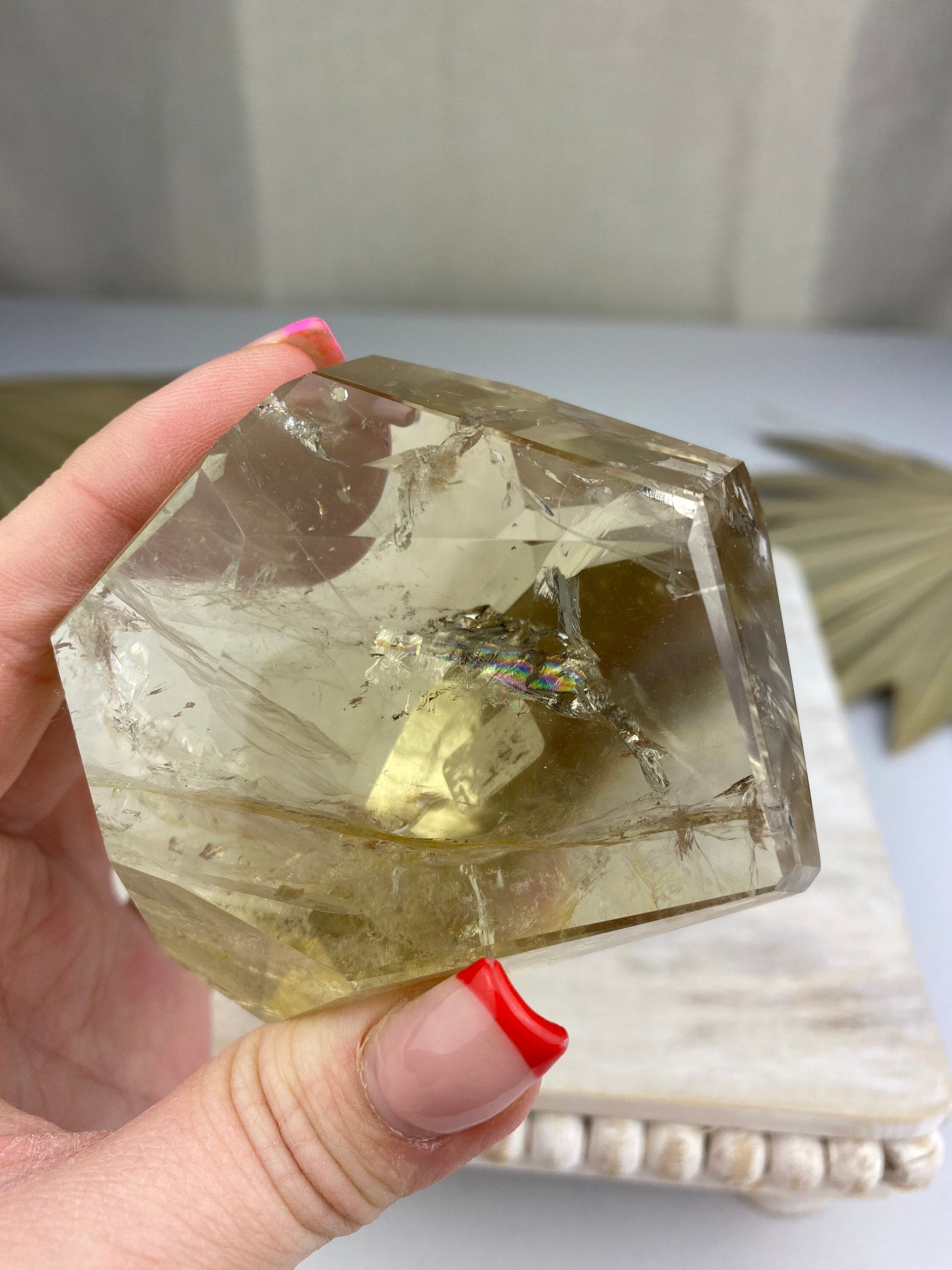 Citrine Freeform With Rainbows L High Quality L High End L Healing ...