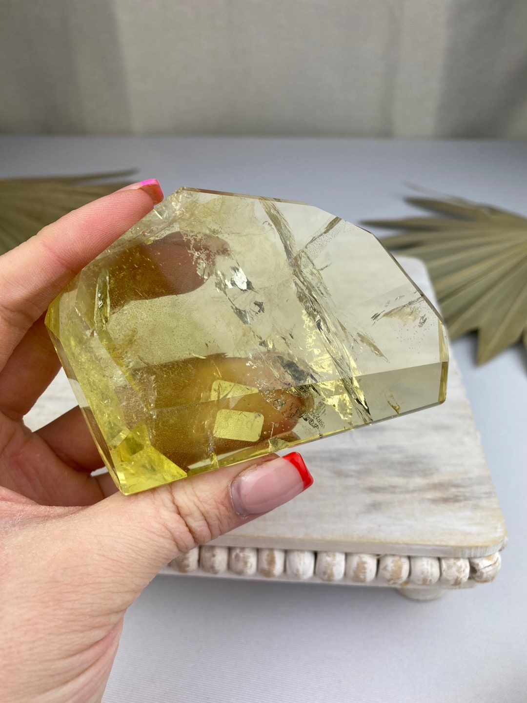 Citrine Freeform With Rainbows L High Quality L High End L Healing ...