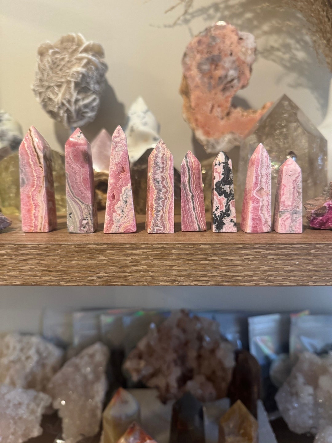 ONE Mini Rhodochrosite Tower L High Quality L High End L Healing ...